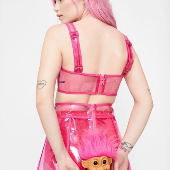 Dolls Kill | Tops | Dolls Kill Trolls Furry Pink Top | Poshmark